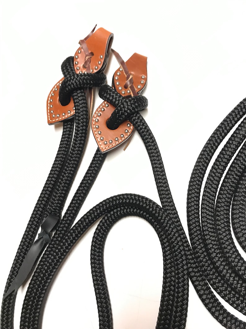 Mecate Rein Yacht Rope Reins 5/8 22' Long Brown - Etsy