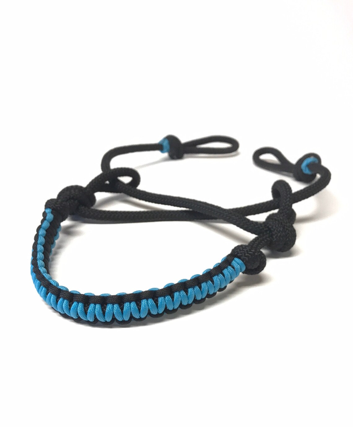 Indian Bosal Neon Turquoise and Black, Bitless Bosal, Bitless Hackamore ...