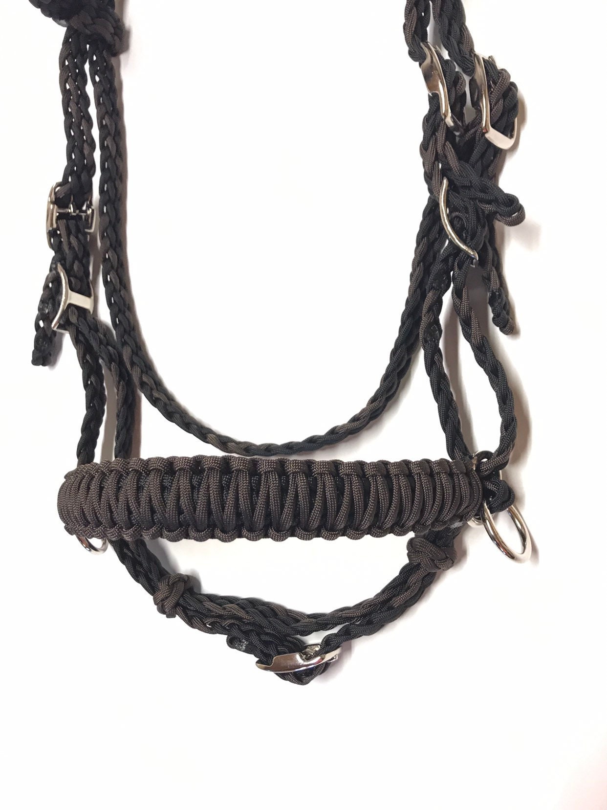 Bitless bridle Horse side pull hackamore horse bitless | Etsy