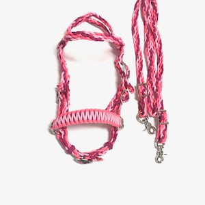 Pony Bitless Bridle, Pink Pony Bridle, Pony Bitless Bridle, Miniature ...