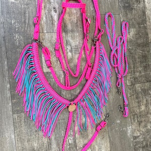 Horse Tack Set....small Pony, Cob Horse, or Horse …hot Pink and Light ...