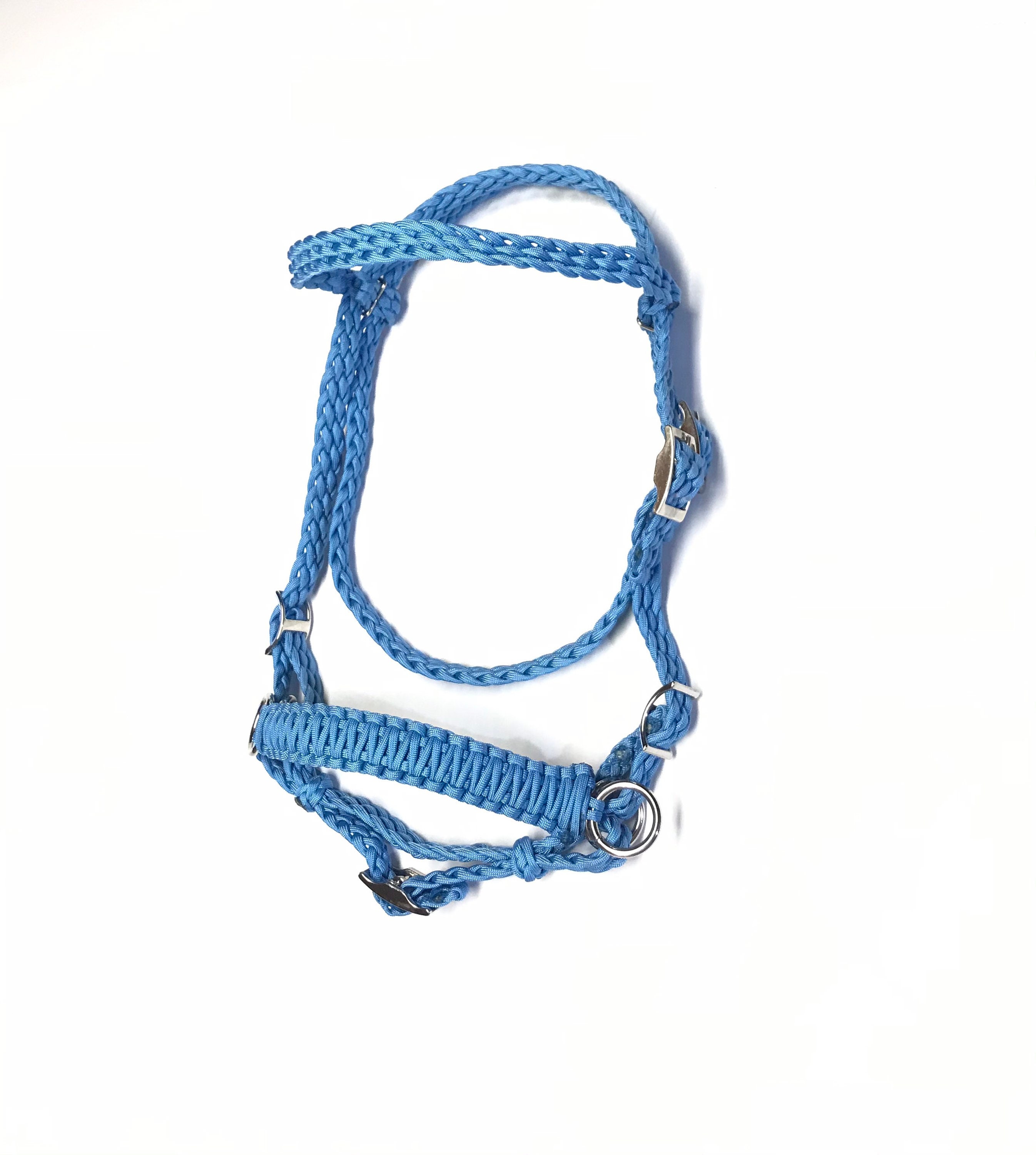 Light Blue Pony Bitless Bridle Miniature Horse Miniature - Etsy UK