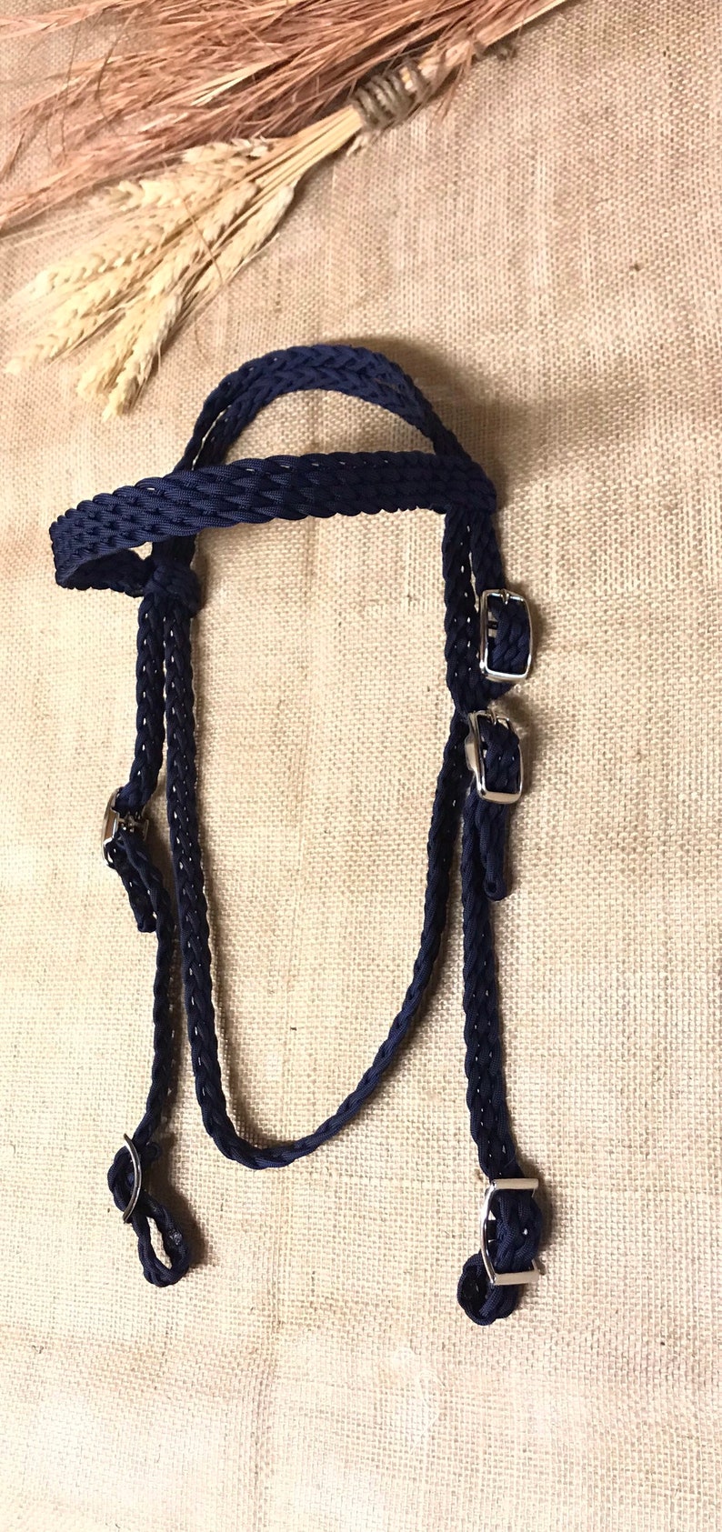Headstall Braided From Paracord You Choose the Color and Size | Etsy