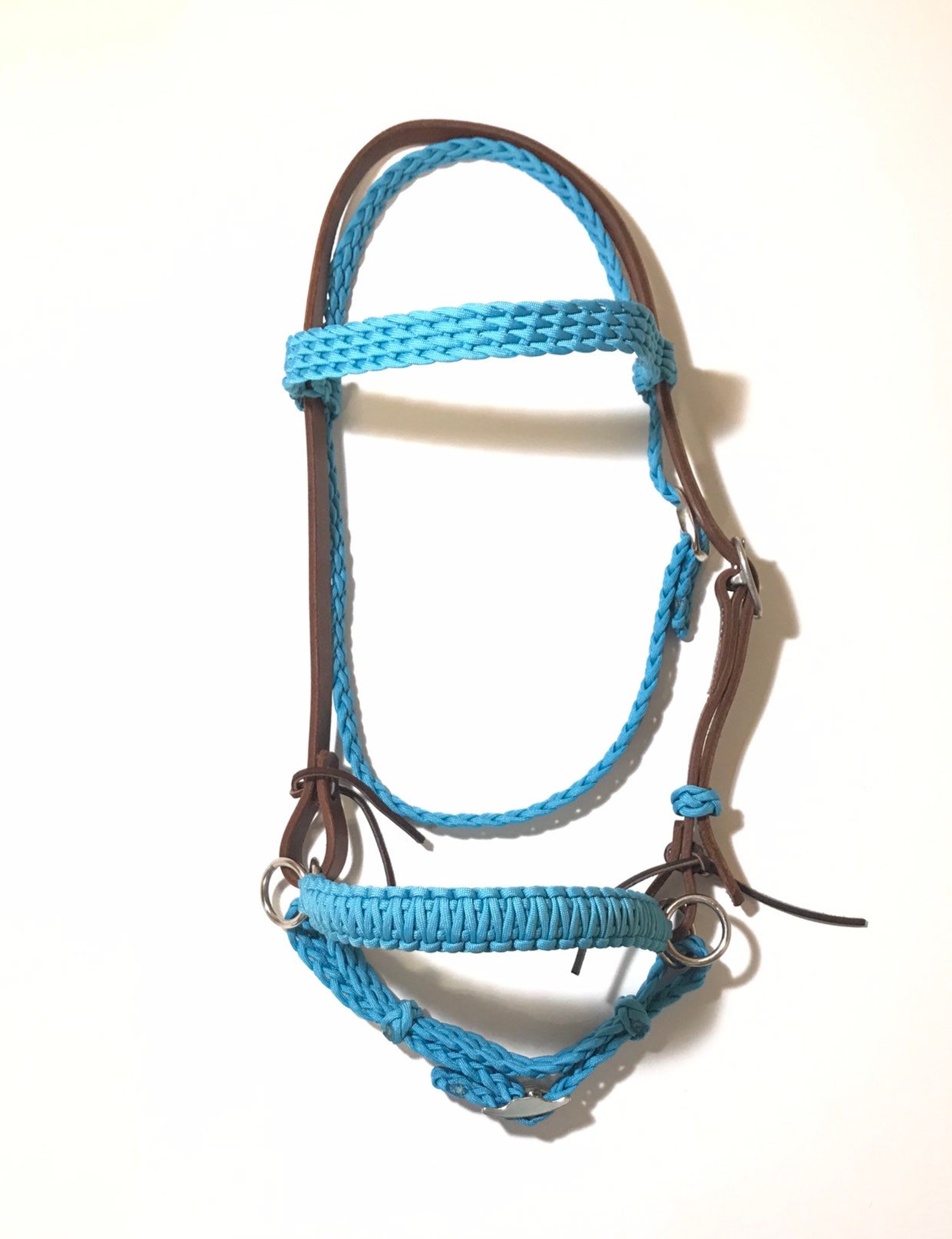 Bitless Bridle Leather and Paracord...also a Horse Bridle for - Etsy