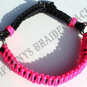 Side Pull Hackamore Hot Pink and Black Mini to Draft Size - Etsy