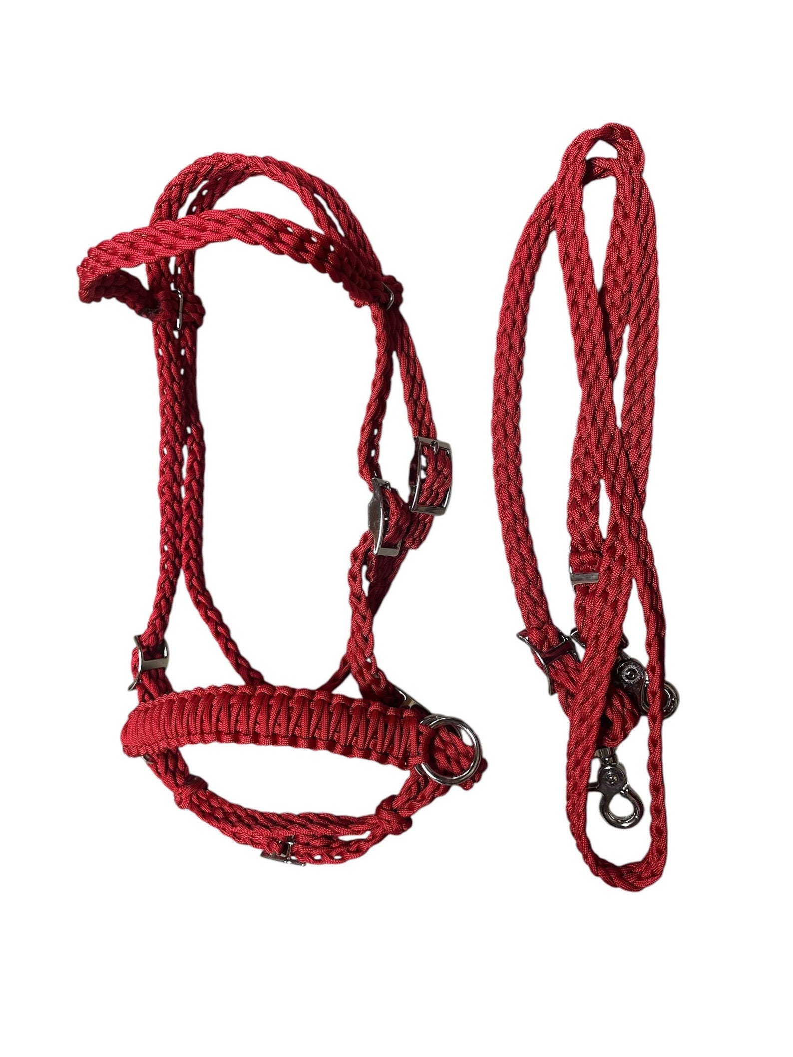 Red Pony Bitless Bridle With Side Pull Hackamore - Etsy