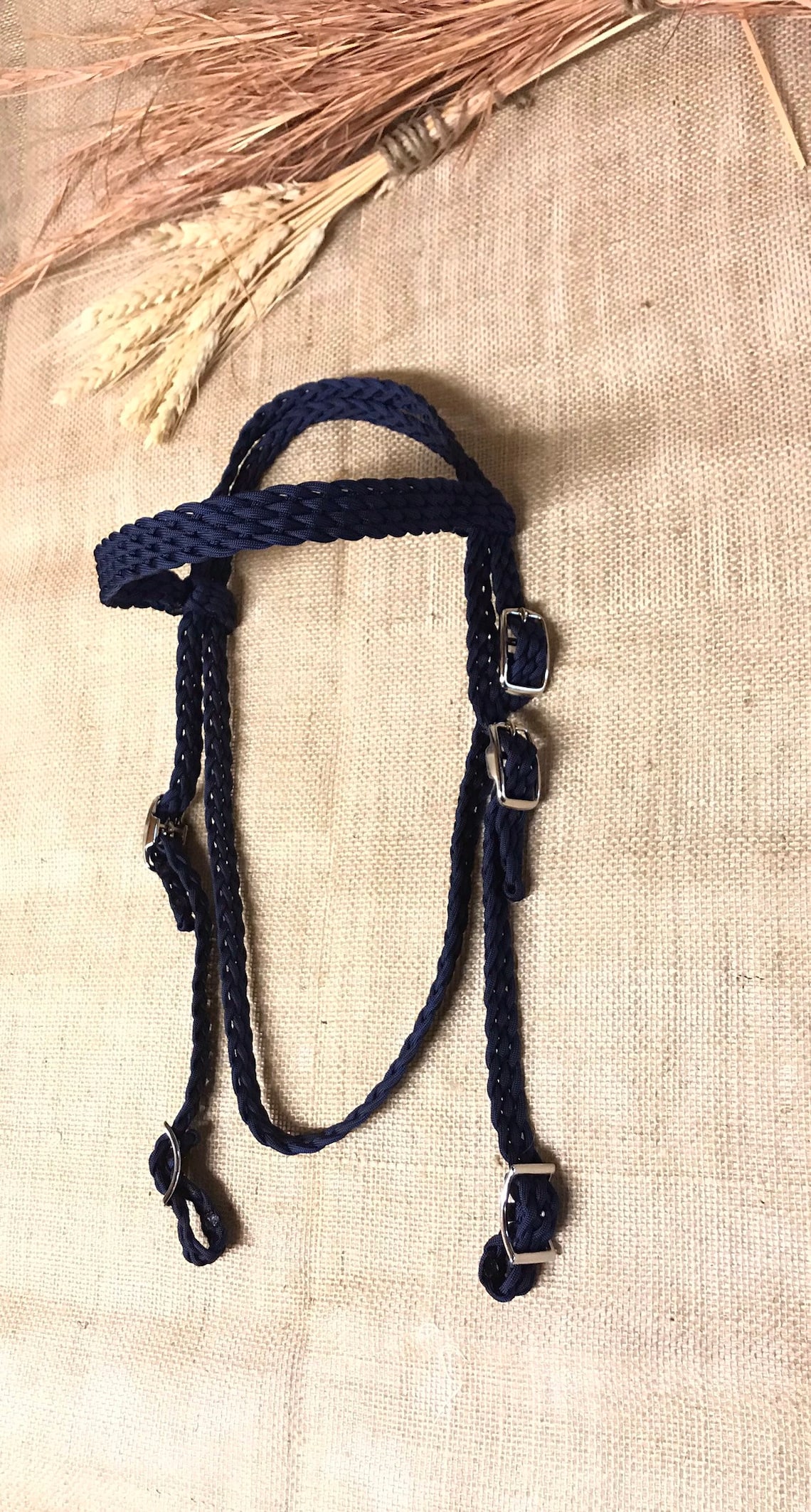 Headstall Braided From Paracord You Choose the Color and Size | Etsy