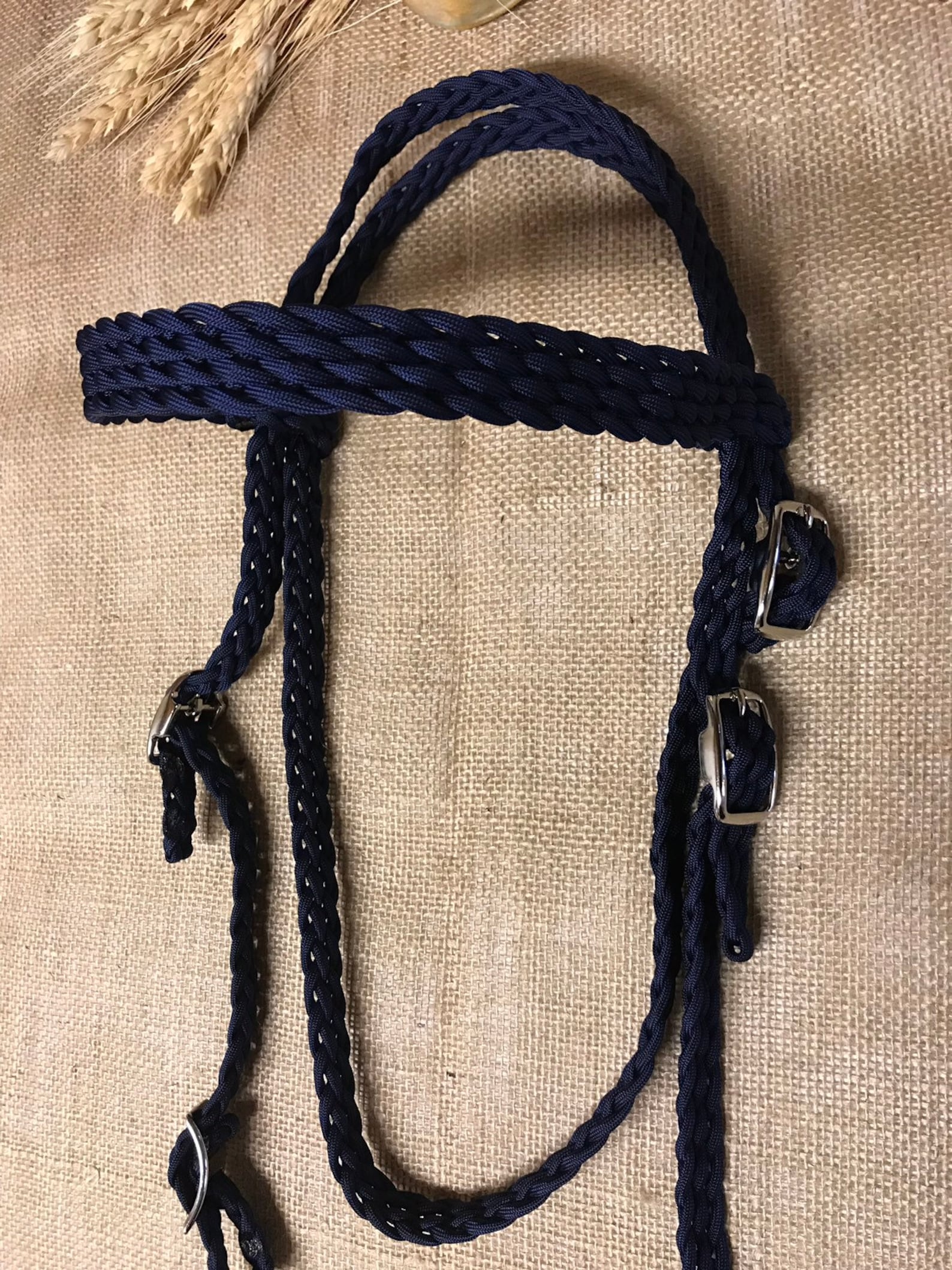 Headstall Braided From Paracord You Choose the Color and Size | Etsy
