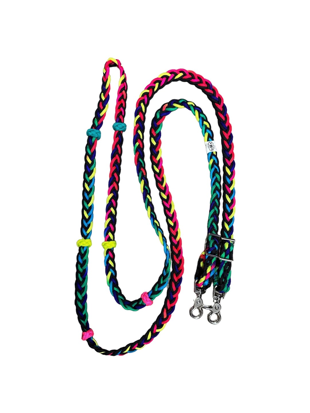 Barrel Racing Reins 1/2" , Training Reins, Rainbow Reins, Tie Dye Reins ...