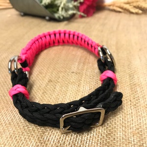 Side Pull Hackamore Hot Pink and Black Mini to Draft Size ...black OR ...