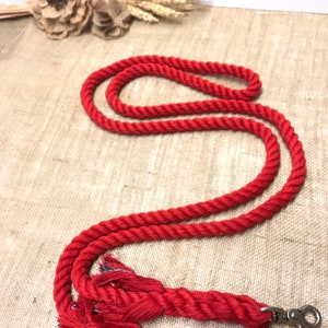 Red Cotton Rein, Red Horse Tack, Cotton Rein, Twisted Cotton, Reins ...