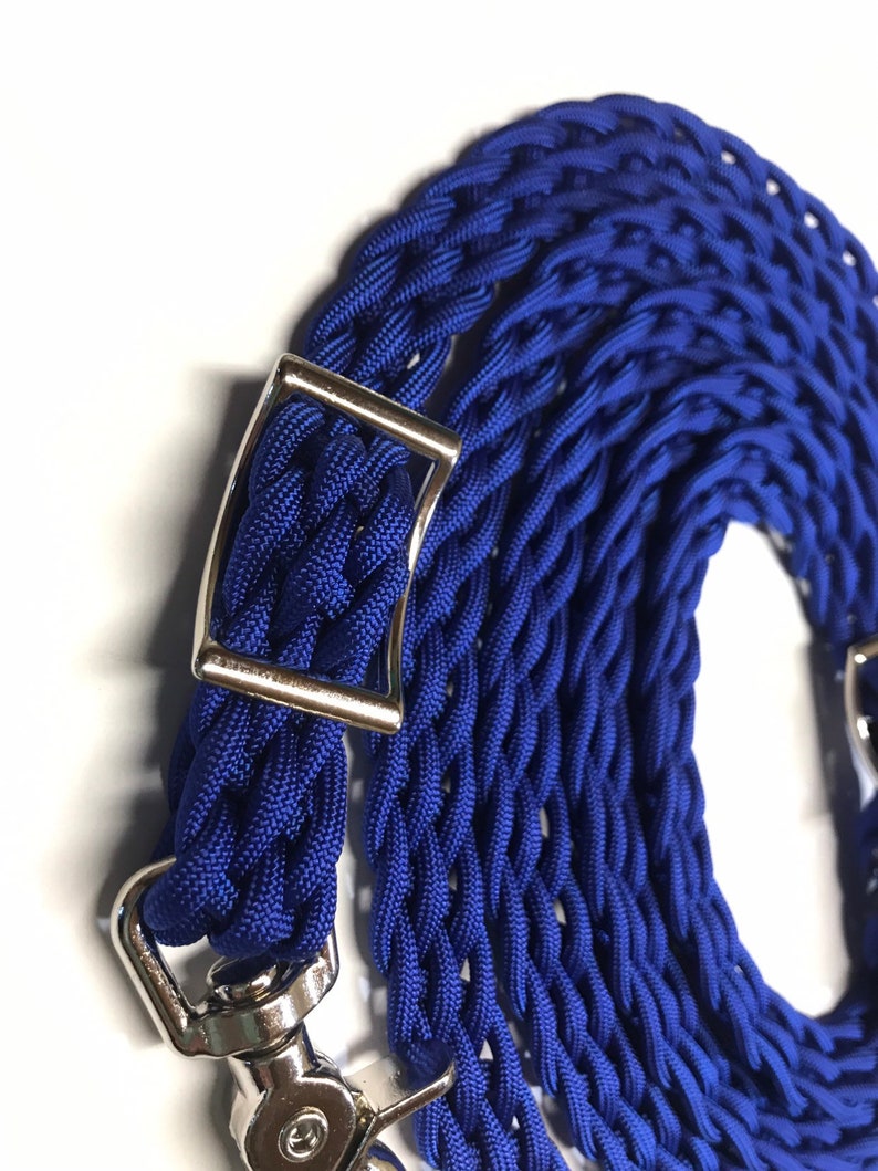 Paracord Rein Blue Reinreins Horse Tack Western Reins - Etsy