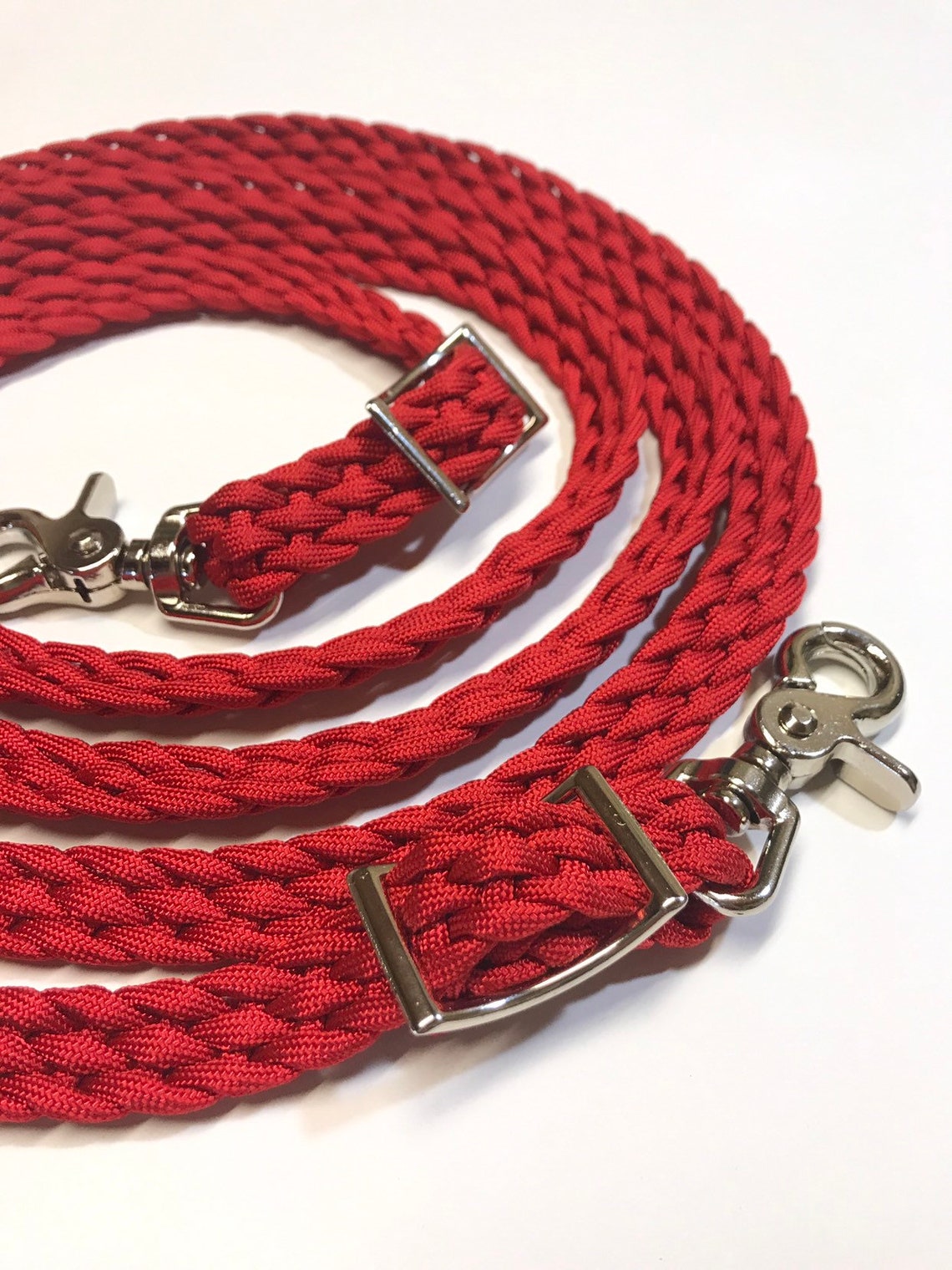 Red Rein Reins Flat Reins Red Reins Horse Tack Western - Etsy