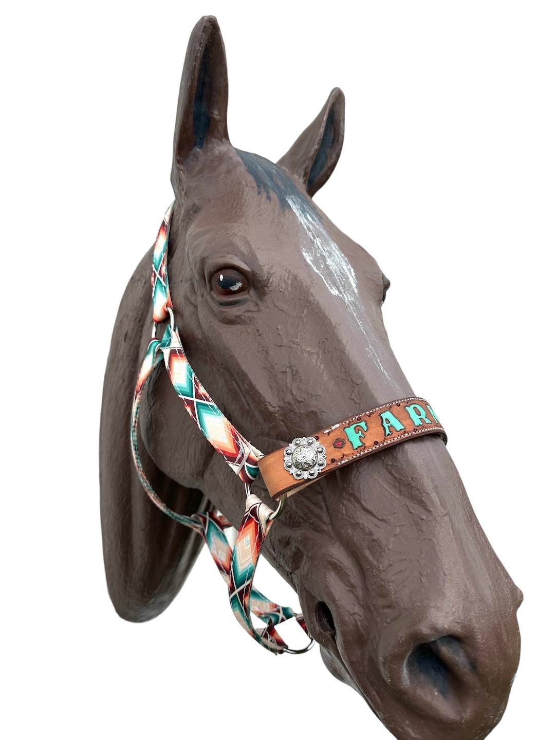 Personalized Aztec Print Horse Halter - Etsy