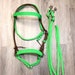 Leather Bitless Bridle Set Leather With Paracord Noseband...also a ...