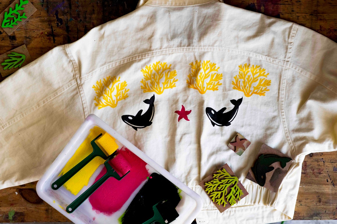 Blockprinting Kit *OCEAN - Etsy