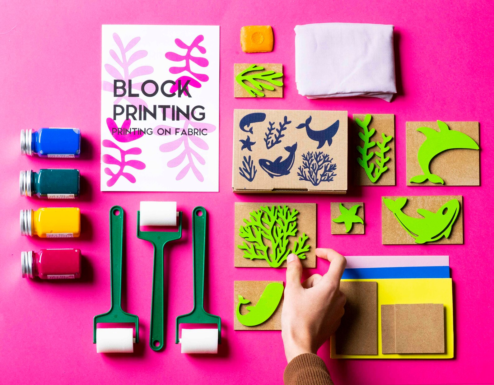 Blockprinting Kit OCEAN - Etsy