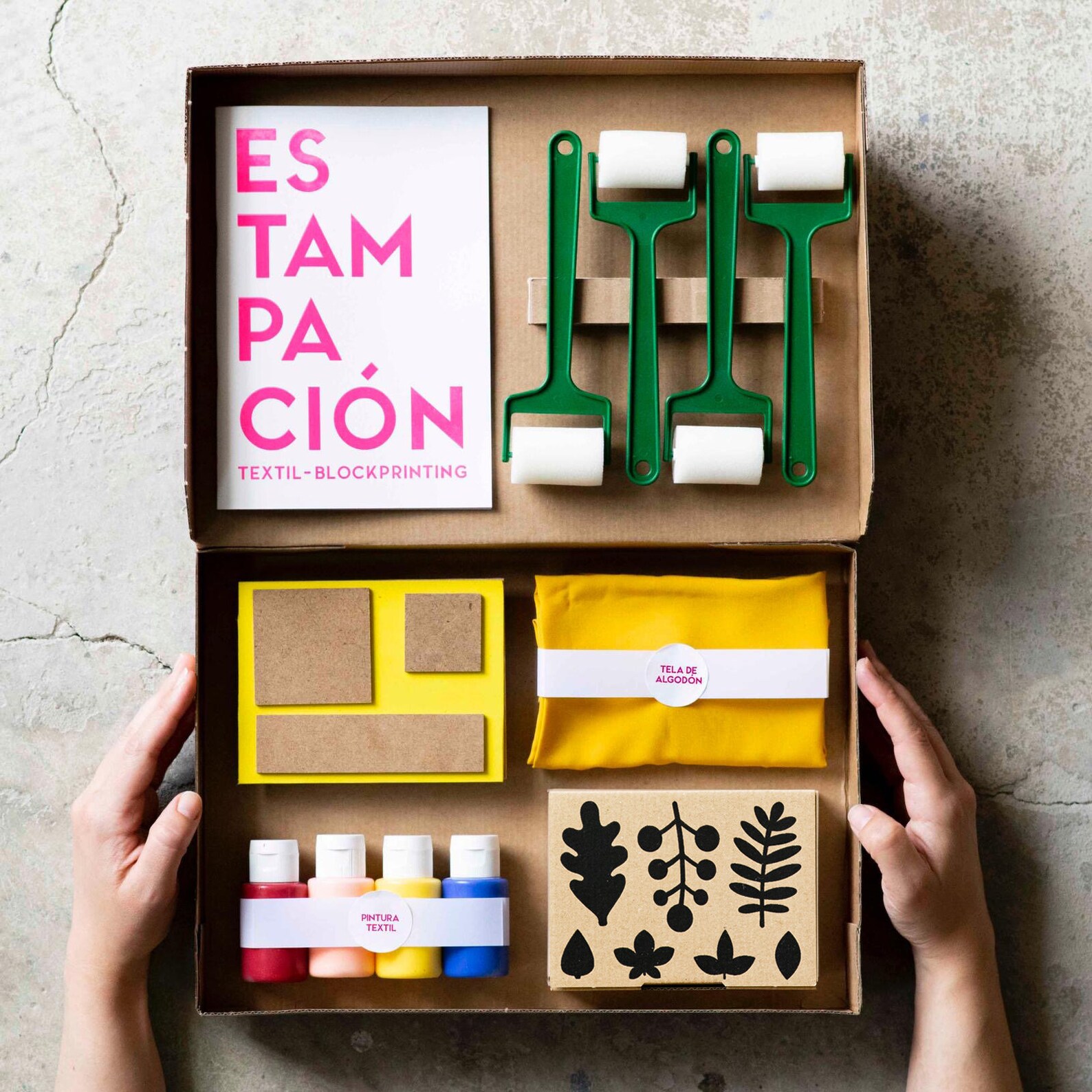Blockprinting Kit NATURE - Etsy