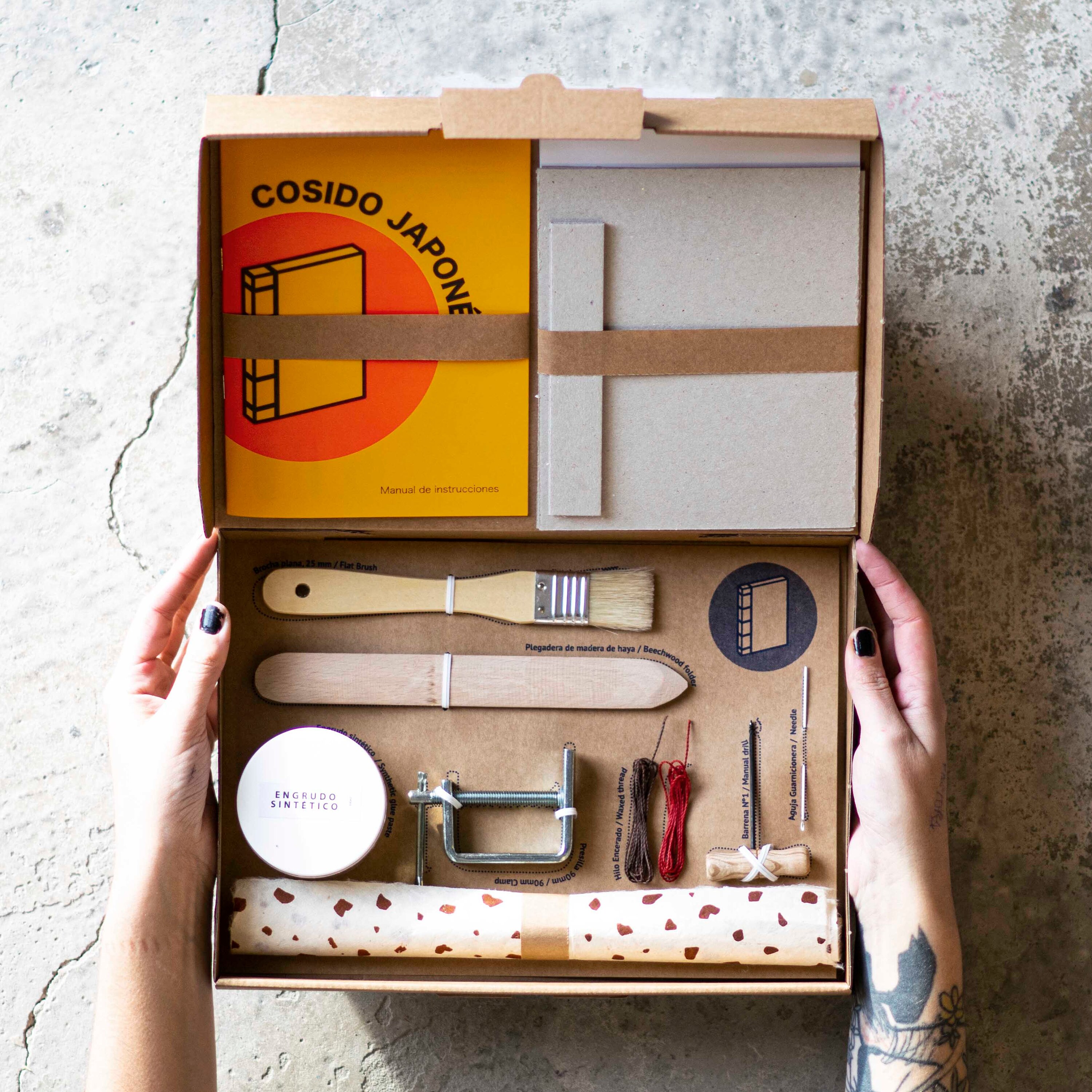 Kits & How To Craft Supplies & Tools Bookbinding Kit-Book Binding Tools ...