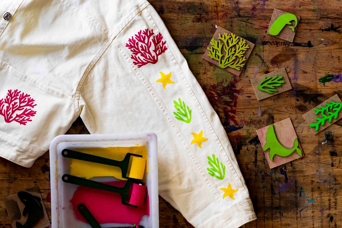 Blockprinting Kit OCEAN - Etsy