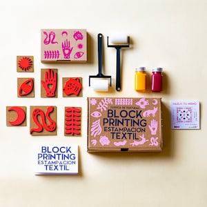 Blockprinting Kit *GEOMETRIC - Etsy