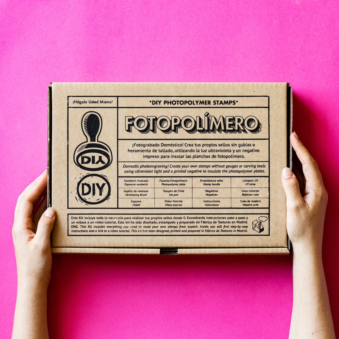 Photopolymer Stamp With UV Lamp - Etsy