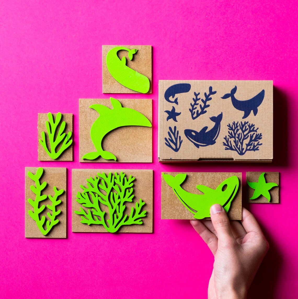 Blockprinting Kit *OCEAN - Etsy