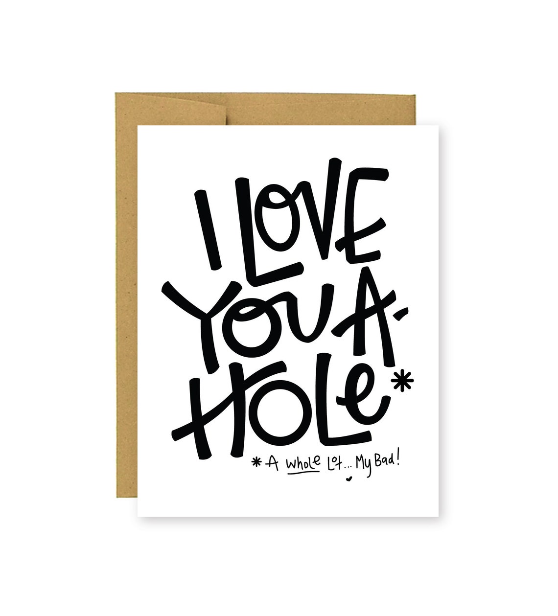 I Love You A-hole/instant Download/a Whole Lot/valentines Day - Etsy
