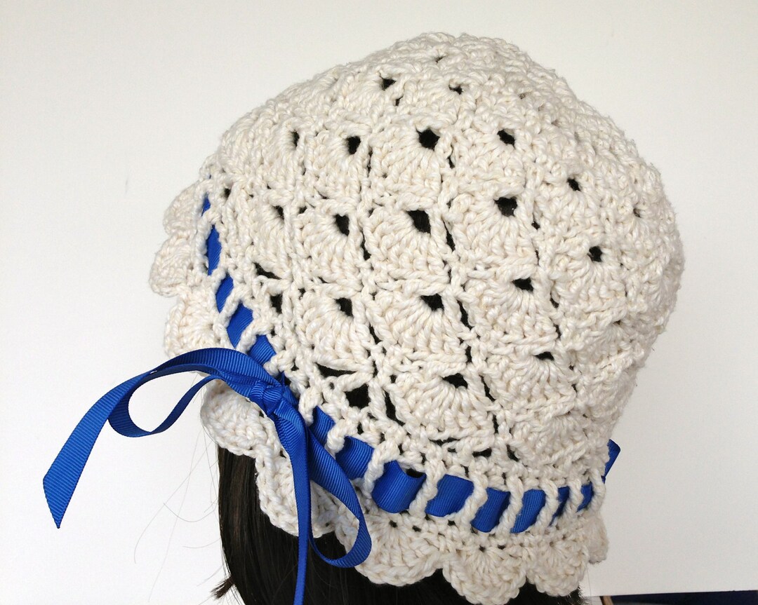 Crochet Pattern Cloche Hat, Cloche of Shells, PDF 12-088 INSTANT ...
