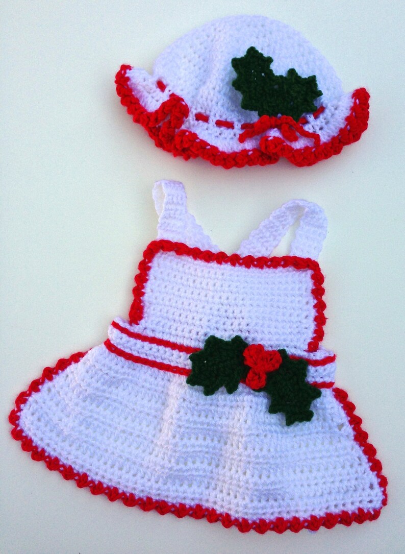 Santa Apron & Hat Crochet Pattern PDF12-122B INSTANT DOWNLOAD - Etsy