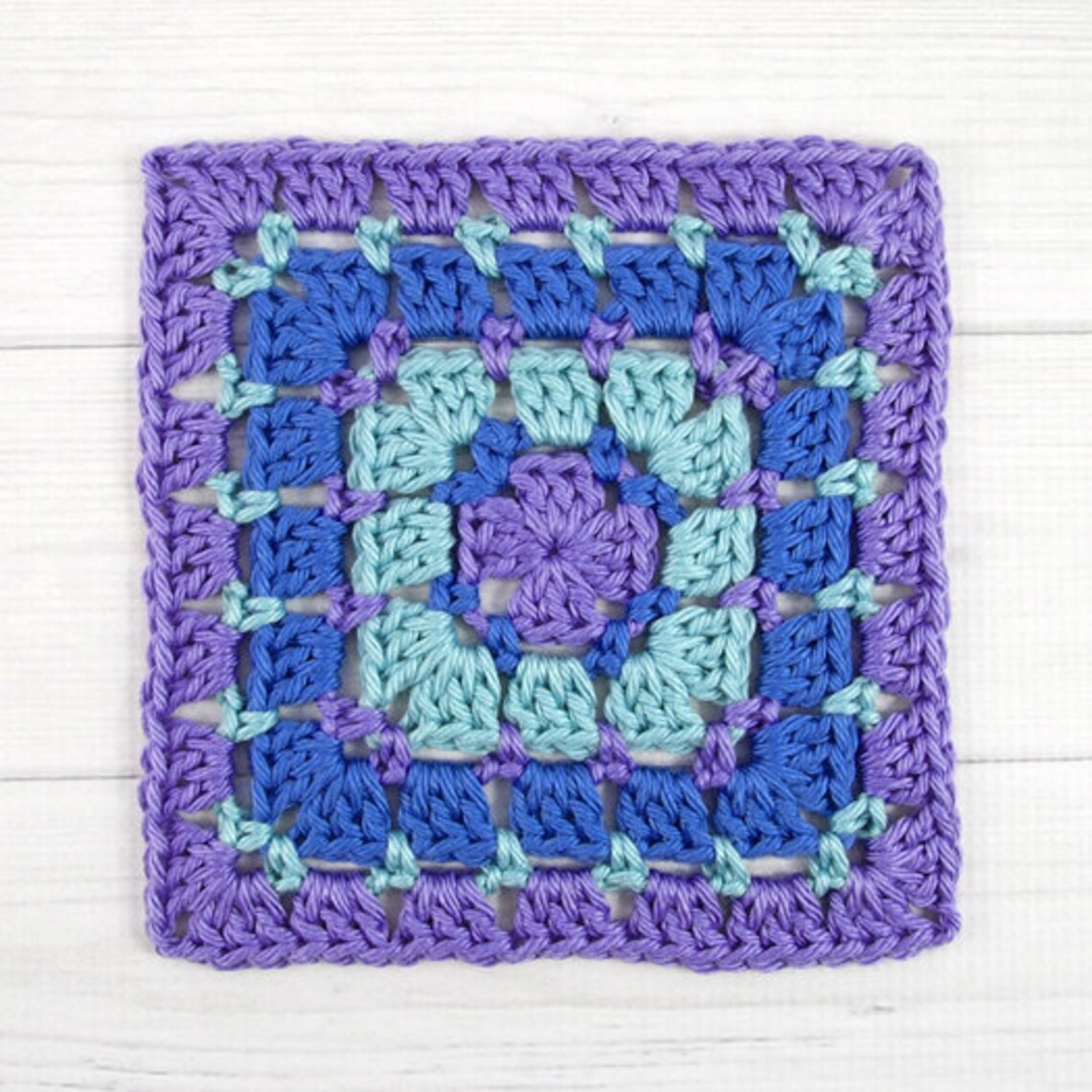 Crochet Pattern Block Stitch 6 Crochet Square Blanket - Etsy