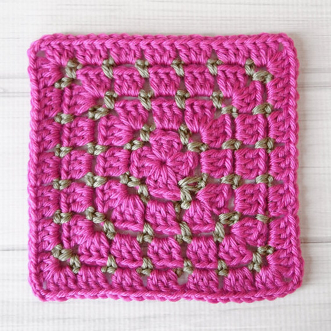 Crochet Pattern Block Stitch 6 Crochet Square Blanket - Etsy