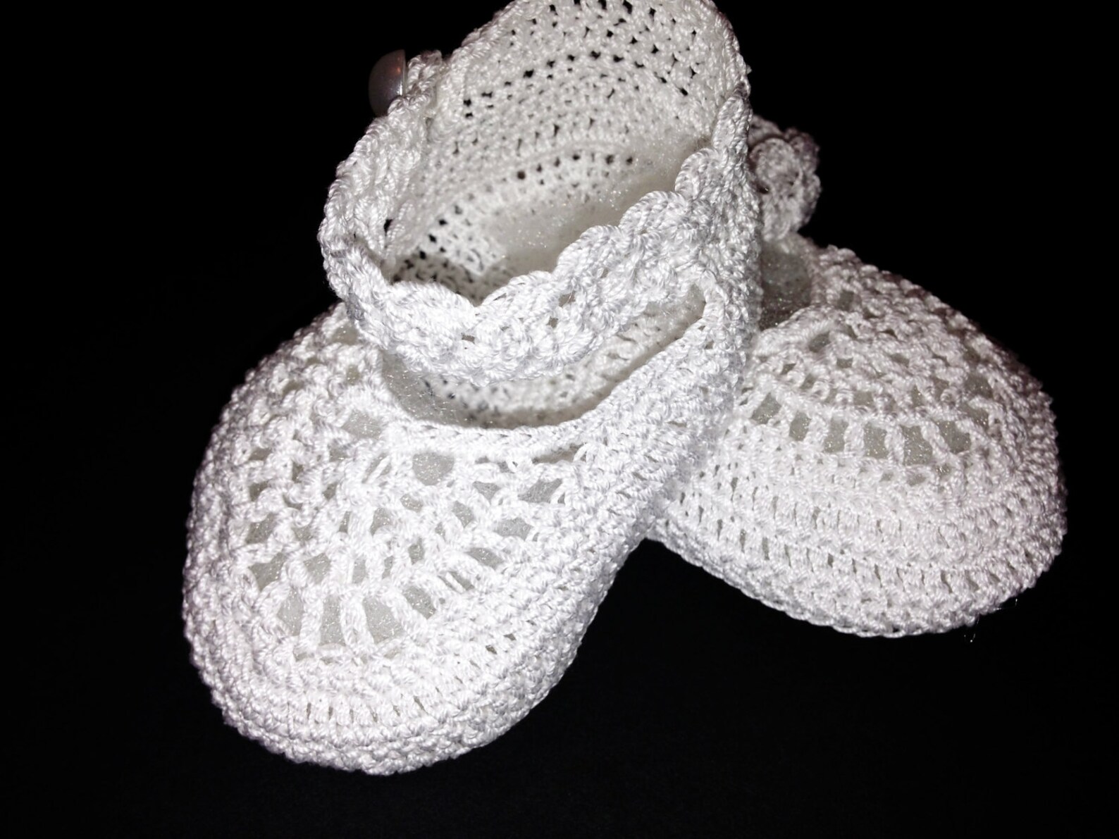 Booties Mary Janes for Baby Girl Crochet Pattern PDF 12-004 - Etsy