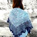 Crochet Pattern for Spring Showers Shawl, Wrap, Women's Shawl, Lacy ...