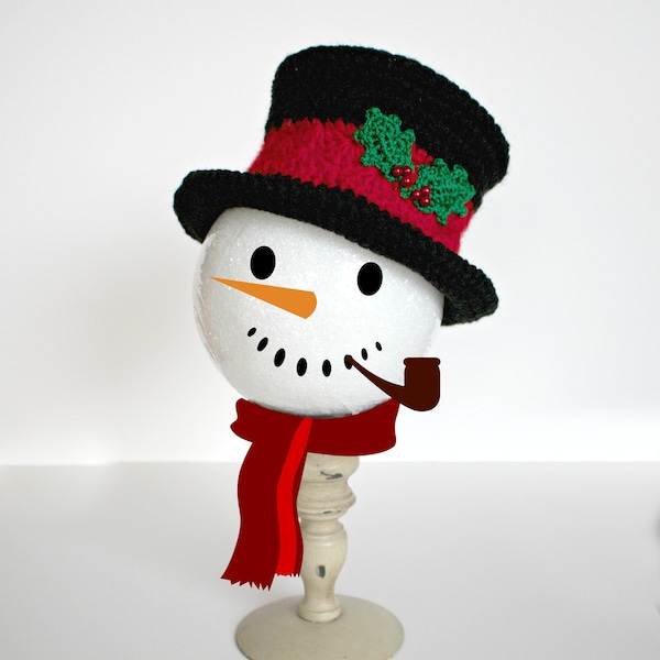 Snowman Top Hat - Etsy