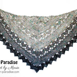 Crochet Pattern for Spring Showers Shawl, Wrap, Women's Shawl, Lacy ...