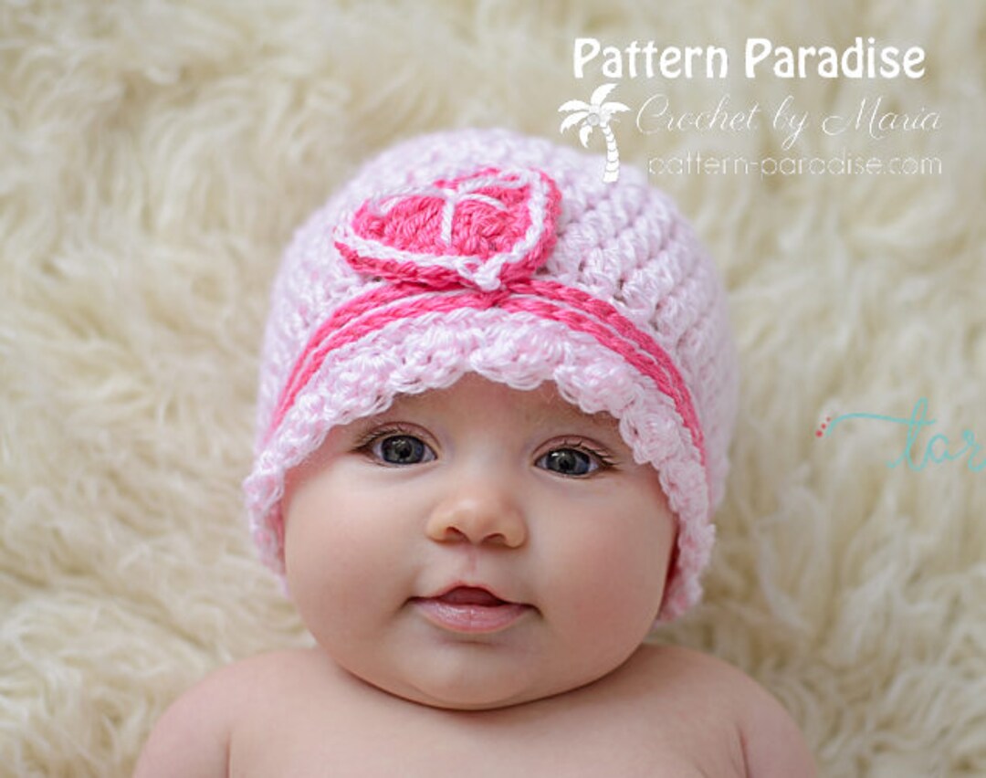 Crochet Pattern for Sweet Tea Beanie Hat , PDF 17-318 - Etsy