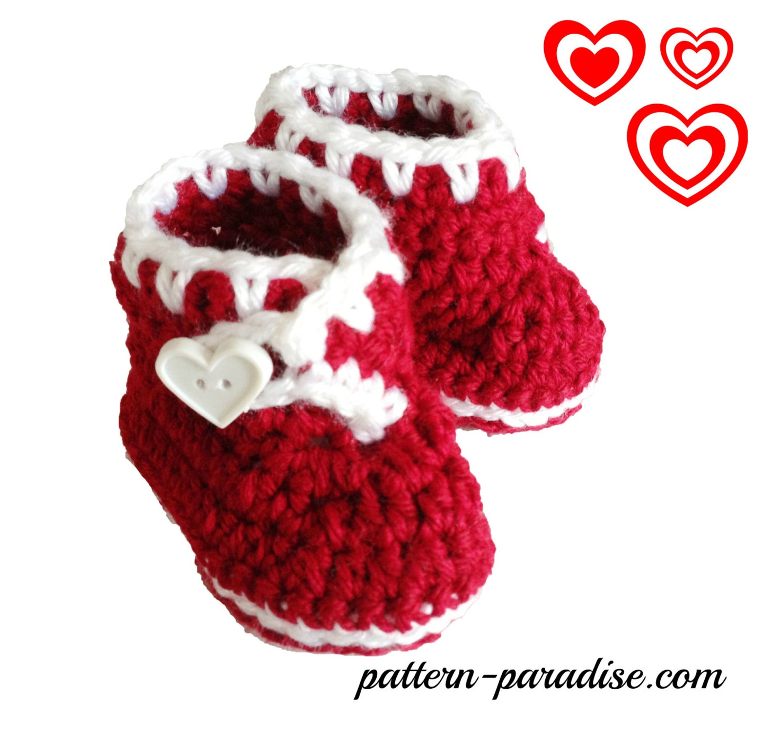Crochet Pattern Baby Booties Sweet Feet Slippers Shoes PDF - Etsy