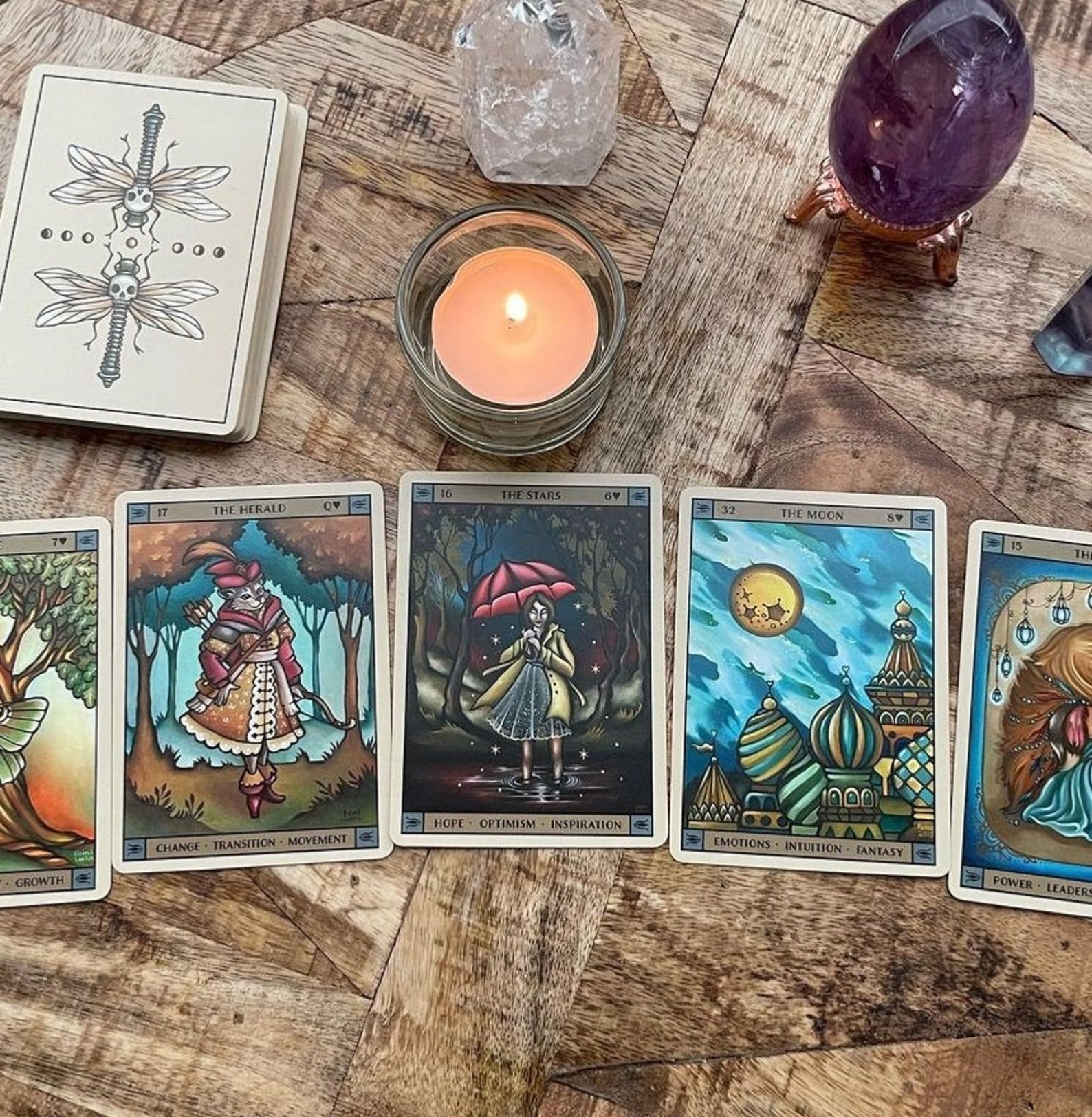 Slavic Folklore Lenormand Deluxe Edition Fairy Tale Oracle Cards ...