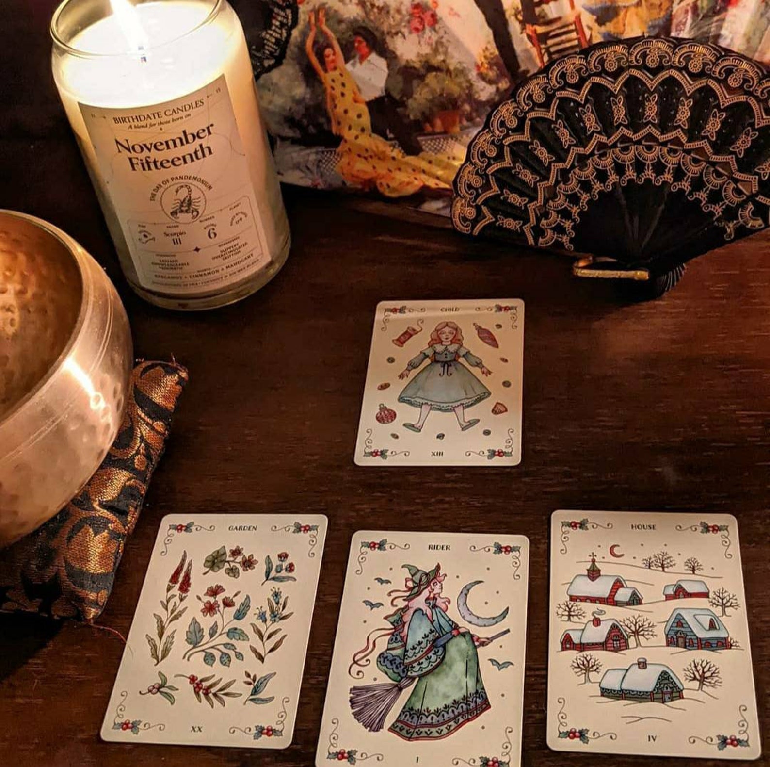Yuletide Tales Lenormand Christmas Oracle Cards Yule - Etsy