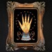 Mystic Hand Art Print Watercolor Painting Print Palmistry Hand Art ...