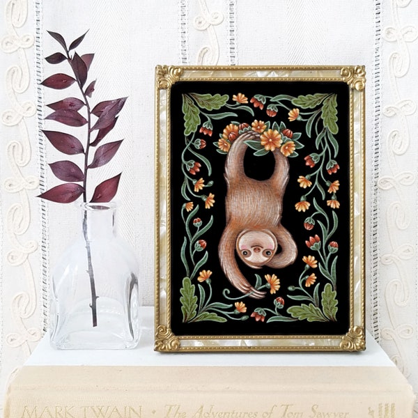 Sloth Painting - Etsy