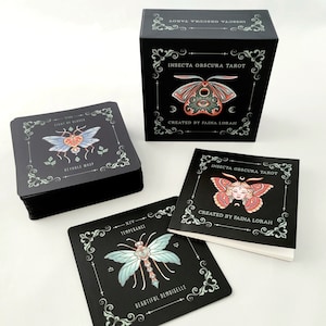 Insecta Obscura Tarot Deck Green Witch Insect Garden Tarot 78 Cards and ...