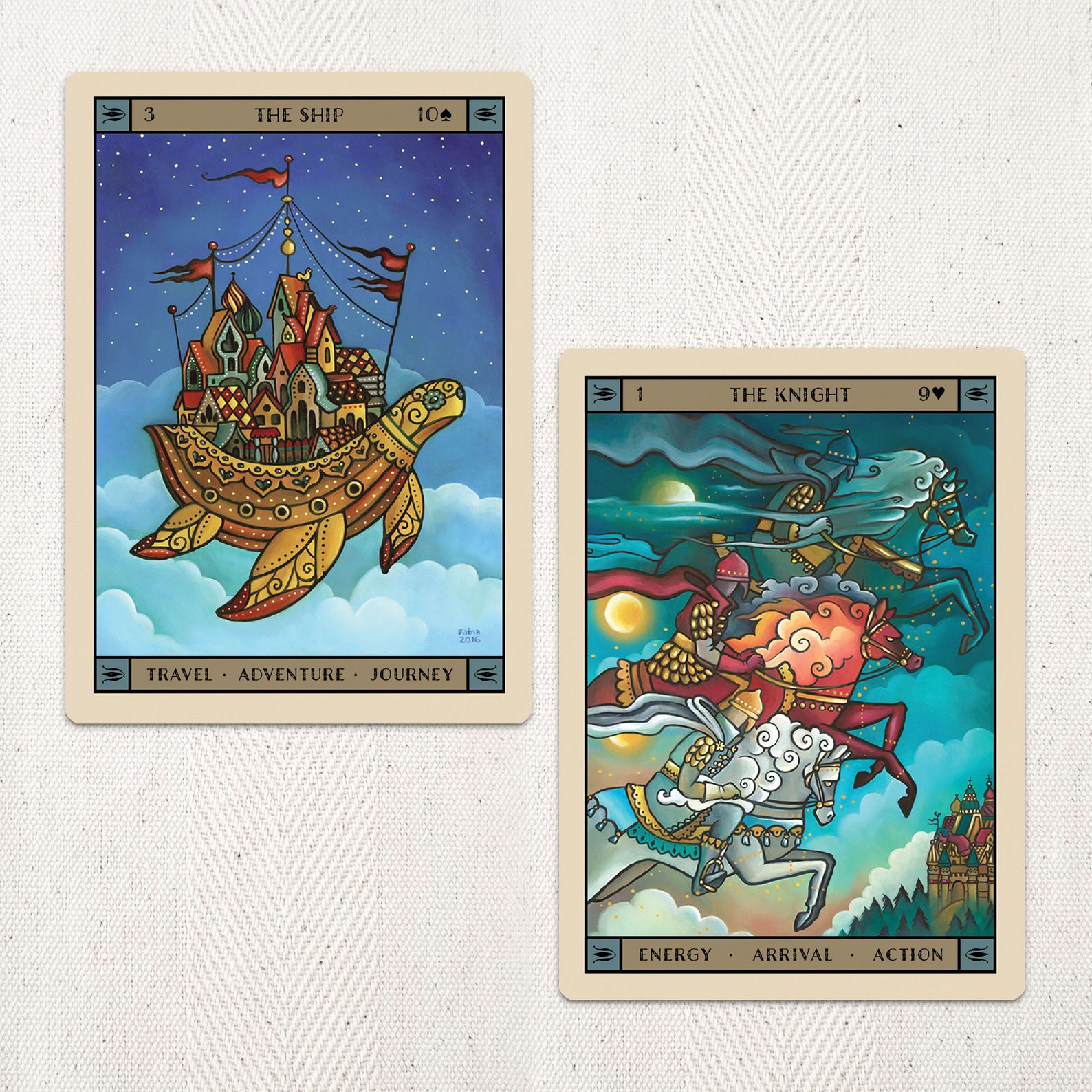 Slavic Folklore Lenormand Deluxe Edition Fairy Tale Oracle Cards ...