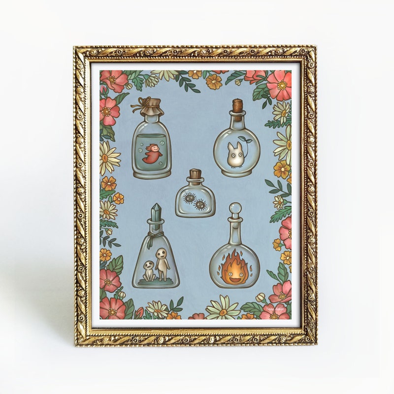 Studio Ghibli Art - Etsy