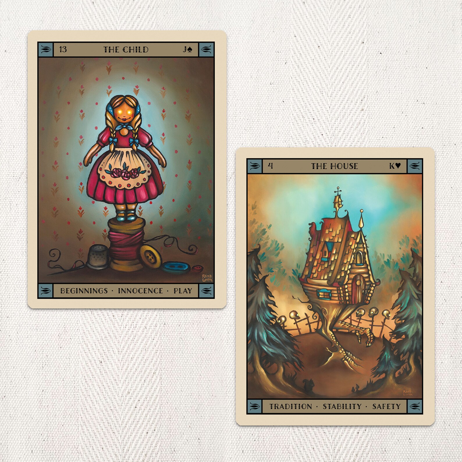 Slavic Folklore Lenormand Deluxe Edition Fairy Tale Oracle Cards ...