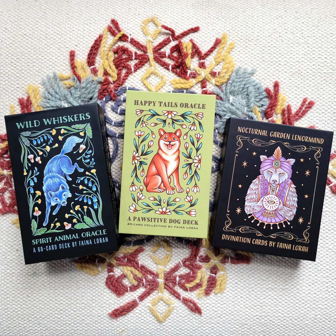 Animal Oracle Deck Collection - Wild Whiskers Oracle - Happy Tails ...