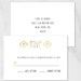 Modern Geometric Wedding Reply Card, Digital or Printed RSVP Card ...