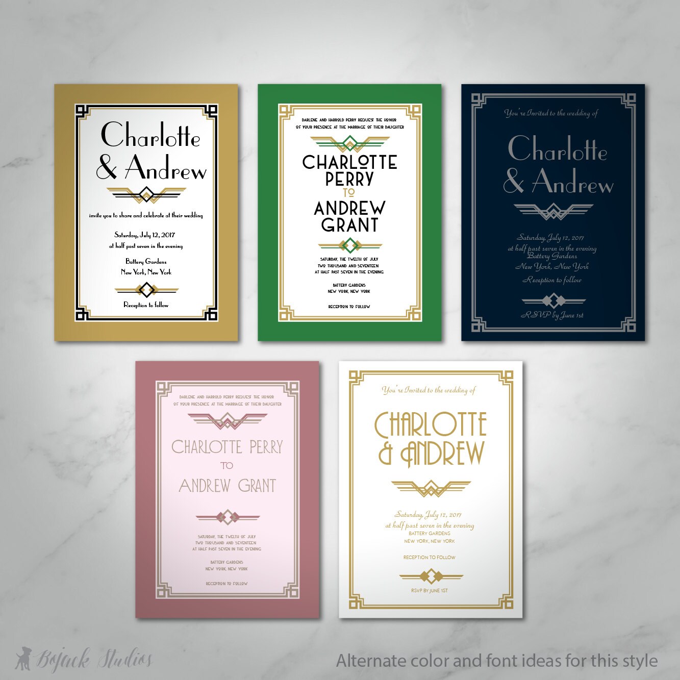 Charlotte | Large Insert | Info Card | Digital Info Card | Printed Info ...