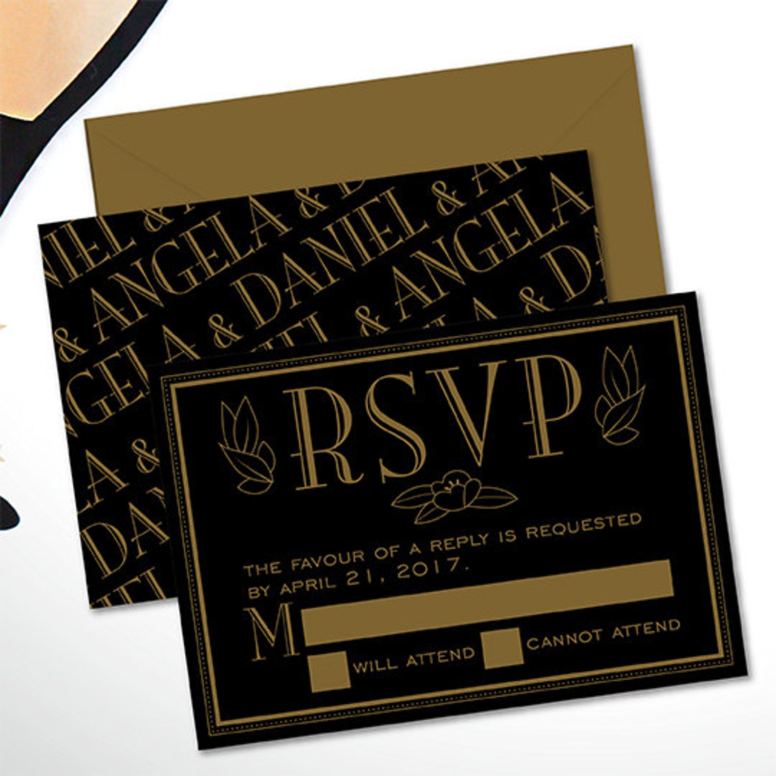 Wedding Invitation Info Card, Wedding Website Card, Wedding Direction ...